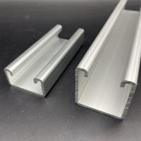 China Aluminum 41x21 Unistrut Strut Channel Solid Aluminum C Profile for sale
