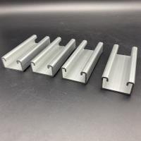 China Construction Material Custom Size 3m 6m Plain Aluminum Strut Channel for sale