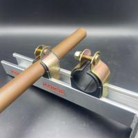 China Gold Zinc 3/4'' Customized Unistrut Channel Cushion Pipe Clamps for sale