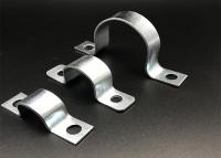 China Conduit Pipe Clamps Metal Steel 1-1/2'' Saddle Clamps for sale