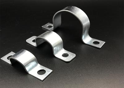 China Conduit Pipe Clamps Metal Steel 1-1/2'' Saddle Clamps for sale