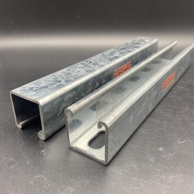 China Metal Steel Slotted 41x41x2.5mm Unistrut Channel for sale