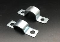 China Electrical Galvanized Universal 2-1/2'' Pipe Saddle Clamps for sale