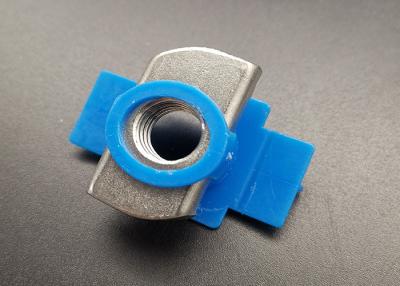 China Electrical Galvanized Blue Plastic Wing Strut Nut Channel Nut for Solar System for sale