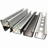 China Hot Dip Galvanized 41x41 41x21 Perforated Unistrut Channel for sale