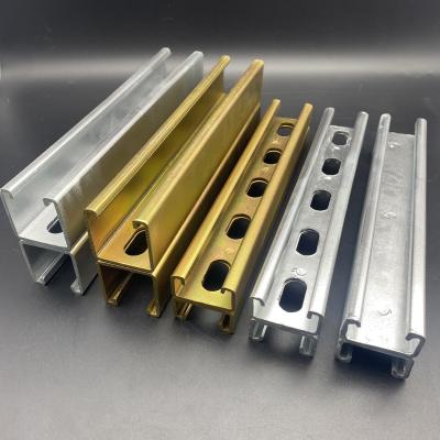China High Strength Zinc Plated Back to Back Strut Channel for sale