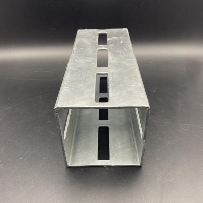 China Heavy Load Slotted 65x15.5mm Modular Steel Square Channel for sale