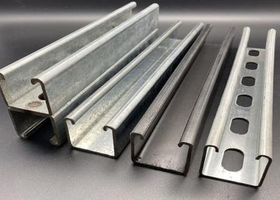 China Metal Steel Hot Dip Galvanized 41x41 41x21 41x62 Slotted Strut Channel for sale