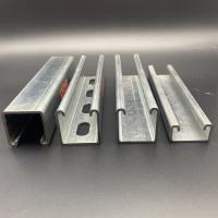 China Metal Steel 41x41 41x21 Slotted Unistrut Channel for sale