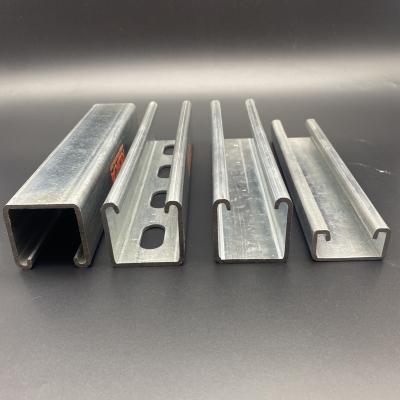 China Metal Steel 41x41 41x21 Slotted Unistrut Channel for sale