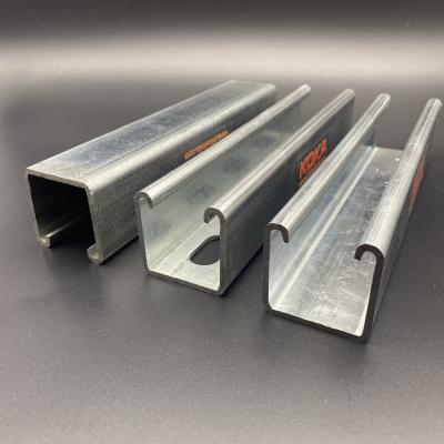 China Electrical Galvanized 41*41 41*21 41*62 3m 6m Strut Channel for sale