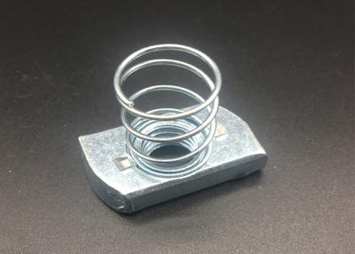 China Custom Size Electrical Galvanized Unistrut Spring Nuts for sale