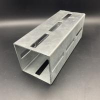 China Modular Steel Frame Metal Steel Zinc Plated 100x100x3 Square Channel for sale