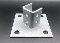 China Customized Shape Powder Coated Strut Channel Post Base for sale