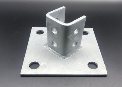 China Customized Shape Powder Coated Strut Channel Post Base for sale