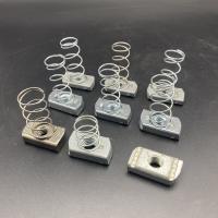 China M6 M8 M10 Hot Dip Galvanized Unistrut Spring Nuts for sale
