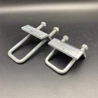 China Malleable Iron Zinc Plated U Bolt Beam Clamps for Unistrut for sale