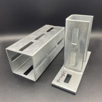 China Custom Size 100x100x3 Electrical Galvanized Square Channel for sale