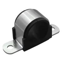 China Stainless Steel 1-5/8'' Omega Cushion Clamp for Conduit Holding for sale