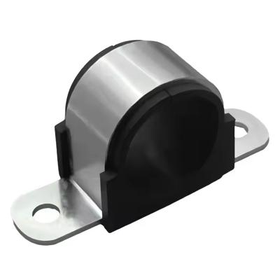 China Stainless Steel 1-5/8'' Omega Cushion Clamp for Conduit Holding for sale