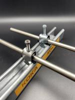 China 1-3/4'' Stainless Steel Cable Clamp for C Rail for sale