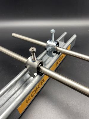 China 1-3/4'' Stainless Steel Cable Clamp for C Rail for sale