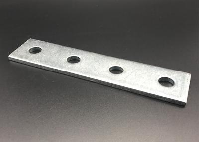 China Unistrut Accessories Galvanized Steel Flat Plate Fittings for sale