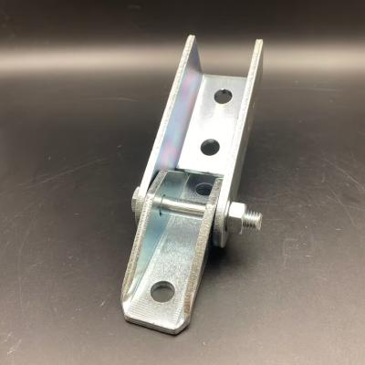 China Zinc Plated Adjustable Brace Fitting for Strut Channel for sale