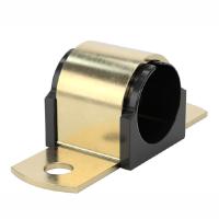 China Electrical Galvanized 1/2'' Omega Rubber Cushion Clamps for sale