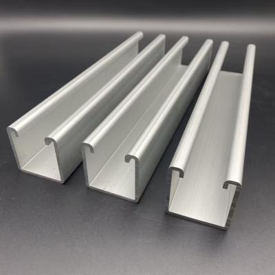 China Custom Size Aluminum 6065 C Profile Channel for sale