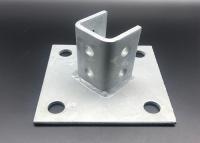 China Powder Coated Strut Fitting Post Base Brackets for sale