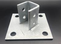 China Metal Steel Strut Post Base Unistrut Fittings Brackets for sale