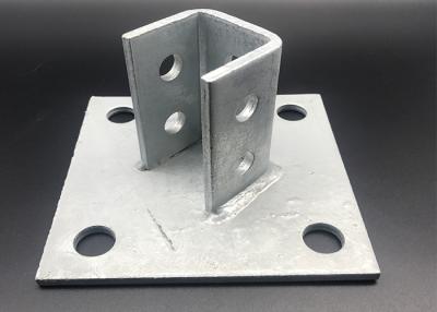 China Metal Steel Strut Post Base Unistrut Fittings Brackets for sale