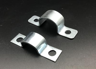 China Electrial Galvanized Two Holes Pipe Saddle Clamps for sale