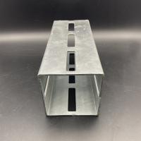 China Heavy Load 65x15.5mm Slotted Modular Steel Square Channel for sale