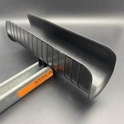 China Tool-Free PVC Plastic Saddle Pipe Clamp and Tube Saddle Clamp in Black and White for Strut Channel for sale