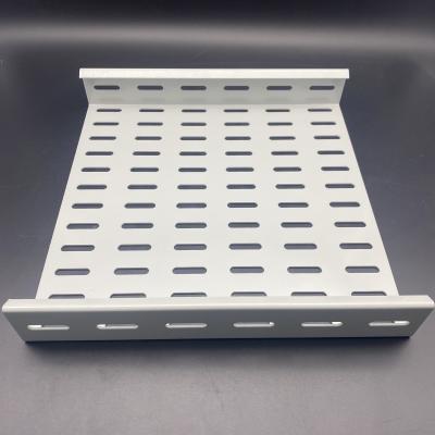 China Construction Powder Coated 500mm Width Cable Tray for sale