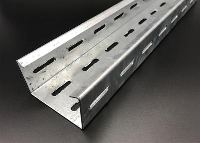 China 400mm Electrical Galvanized Ventilated Slotted Cable Tray for sale