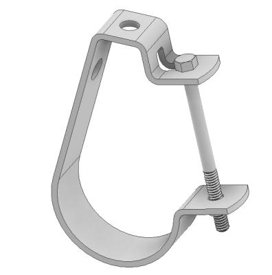 China Custom Hot Dip Galvanized Adjustable J Type Hanger Clamps for sale