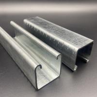 China Carbon Steel Plain Unistrut Channel with Teeth for sale