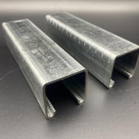 China 41x41 Custom Size Serrated Edge Strut Channel with Cutting Marks for sale