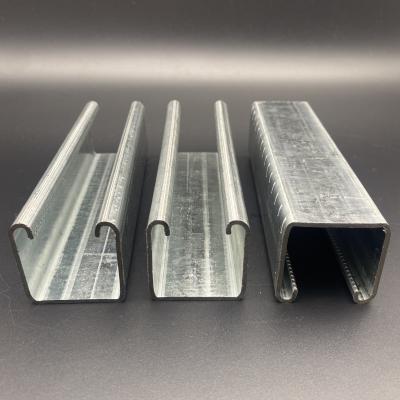 China Galvanized Steel Unistrut Profile with Tick Marks for sale