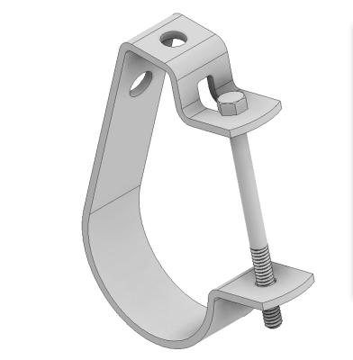 China Custom Size Zinc Plated J Hooker Clamp for sale