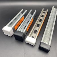 China Custom Color Black White Rubber Strut Channel P2860-10 Over End Cap for sale