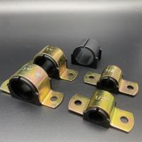 China 1'' 1/2'' Gold Galvanized Two Hole Cushion Clamps for sale
