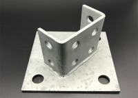 China Carbon Steel Custom Channel Post Base Brackets for sale