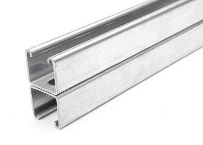 China Powder Coating Double Strut Channel HDG Stainless Steel Strut Channel for sale