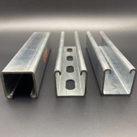 China High Strength C Profile 3M 6M 41x62 41x41 Slotted ZAM Strut Channel for sale