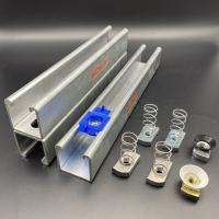 China Hot Dip Galvanized Stainless Unistrut Channel Ss304 316 C Channel Strut profile OEM for sale