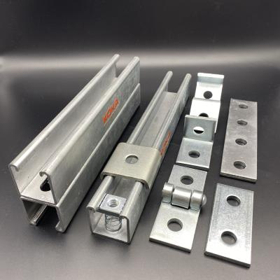 China Construction Material Custom Size Slotted ZAM Strut Channel for sale
